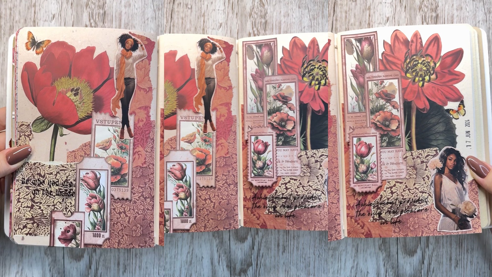 ASMR Creative Journal | Vintage Flower | LBLYXIR