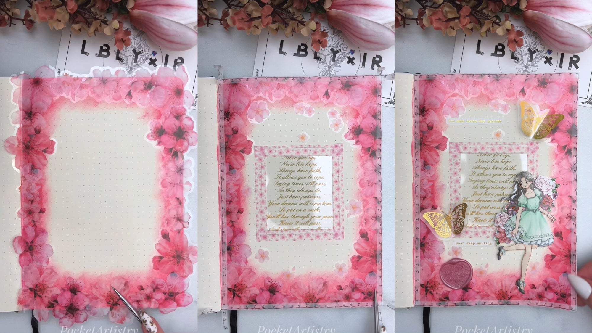 ASMR Creative Journal | Pink Sakura | LBLYXIR