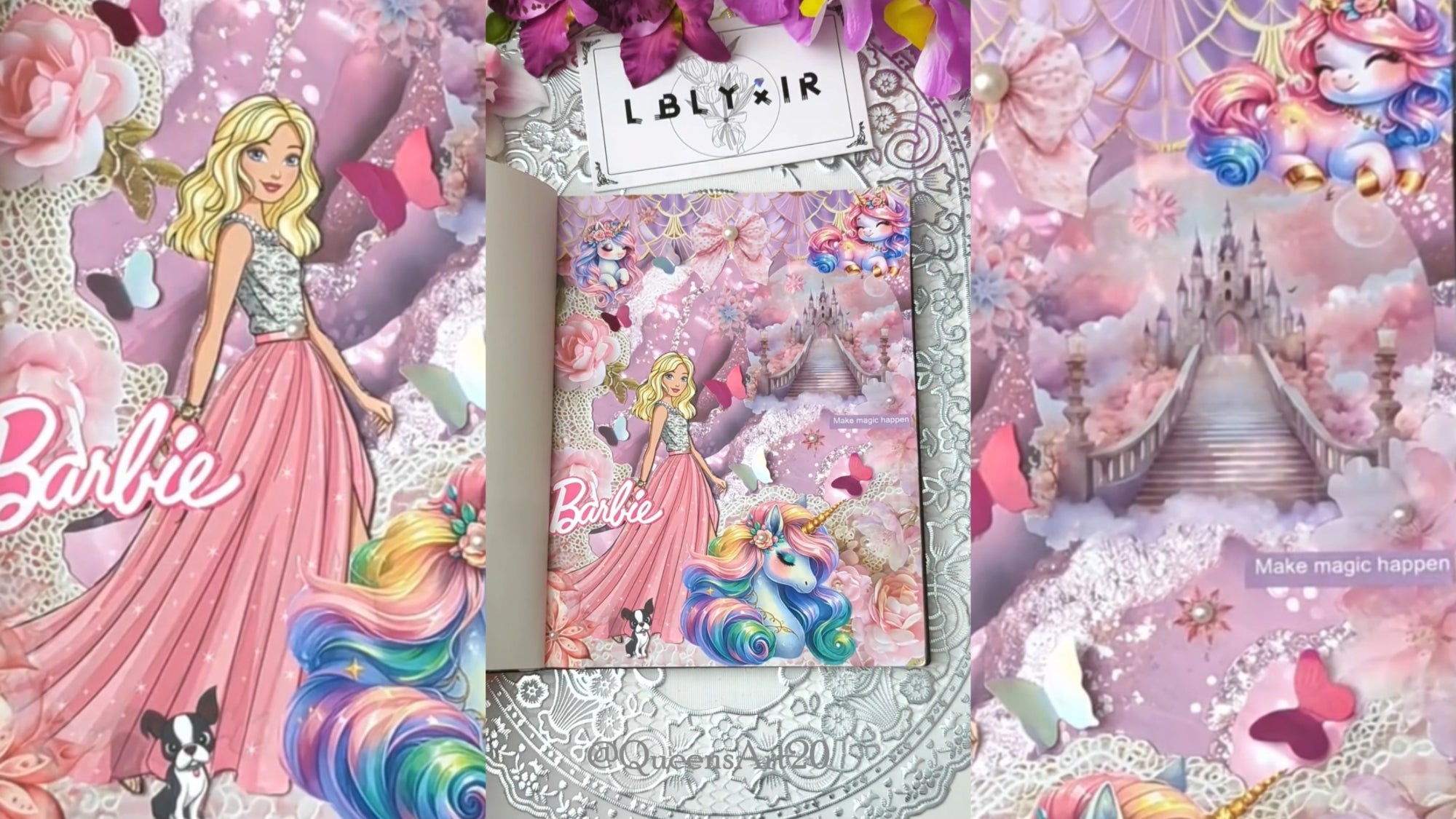 ASMR Creative Journal | Barbie Doll Theme | LBLYXIR