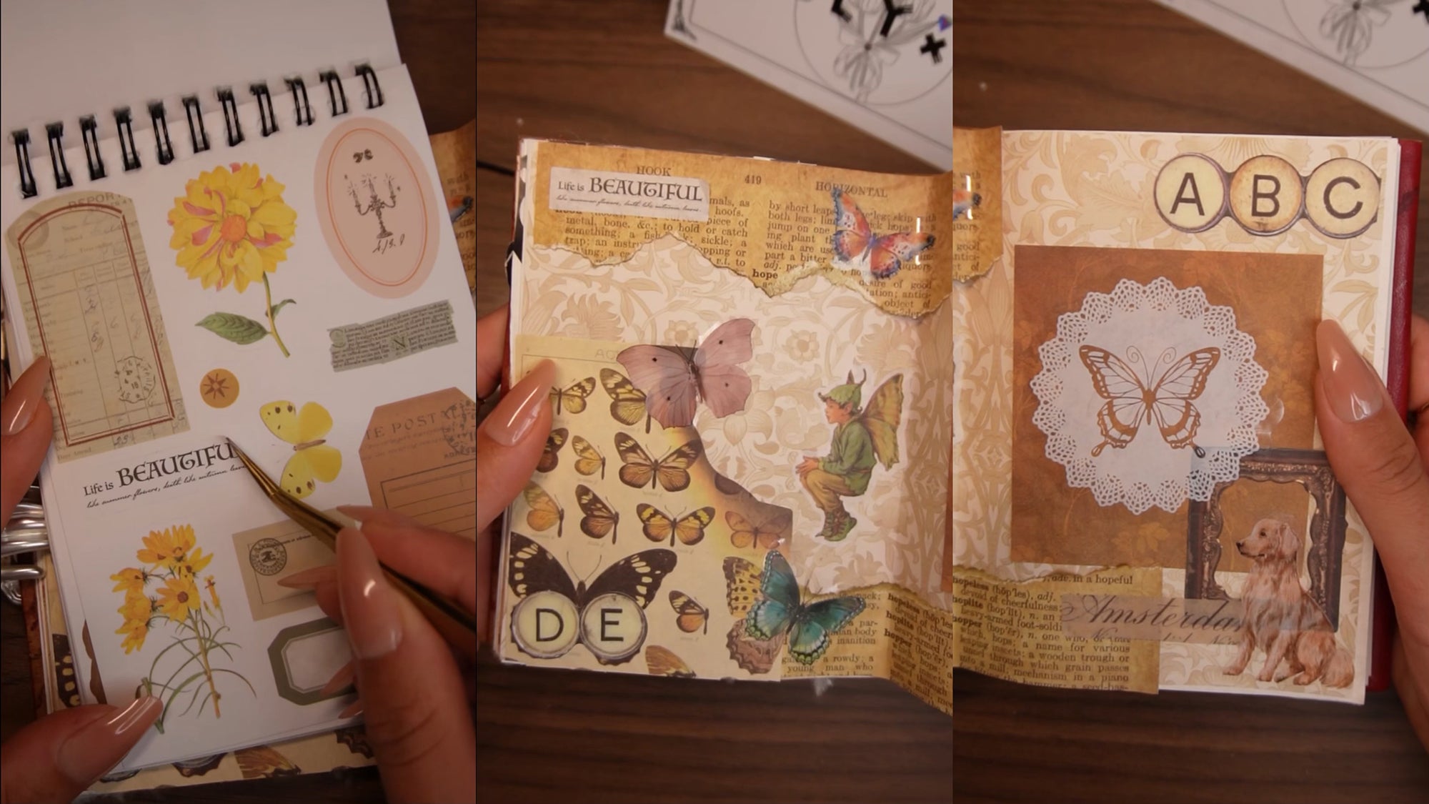 ASMR Creative Journal | Vintage Butterfly | LBLYXIR