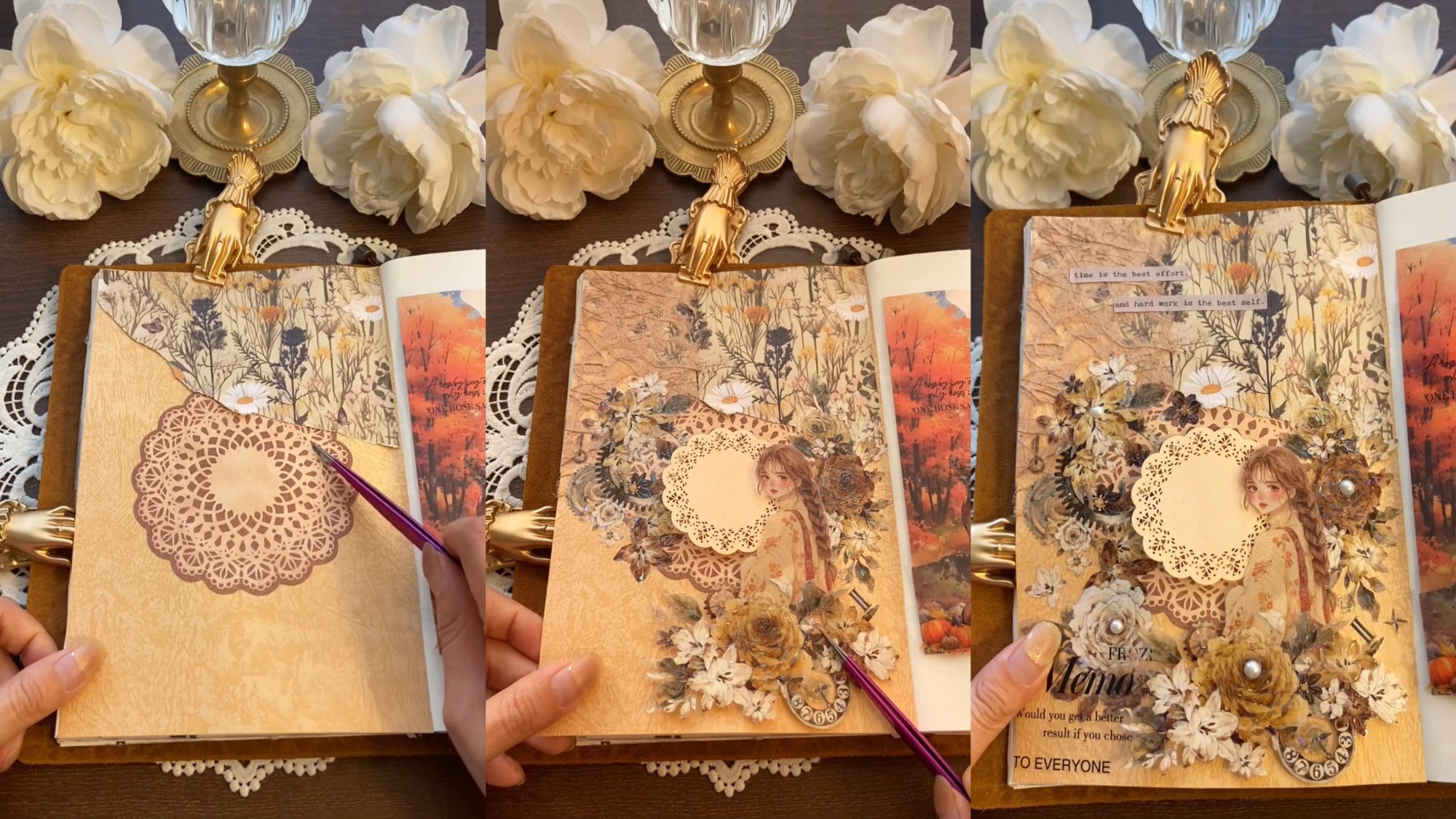 ASMR Creative Journal | Flower Forest Story | LBLYXIR