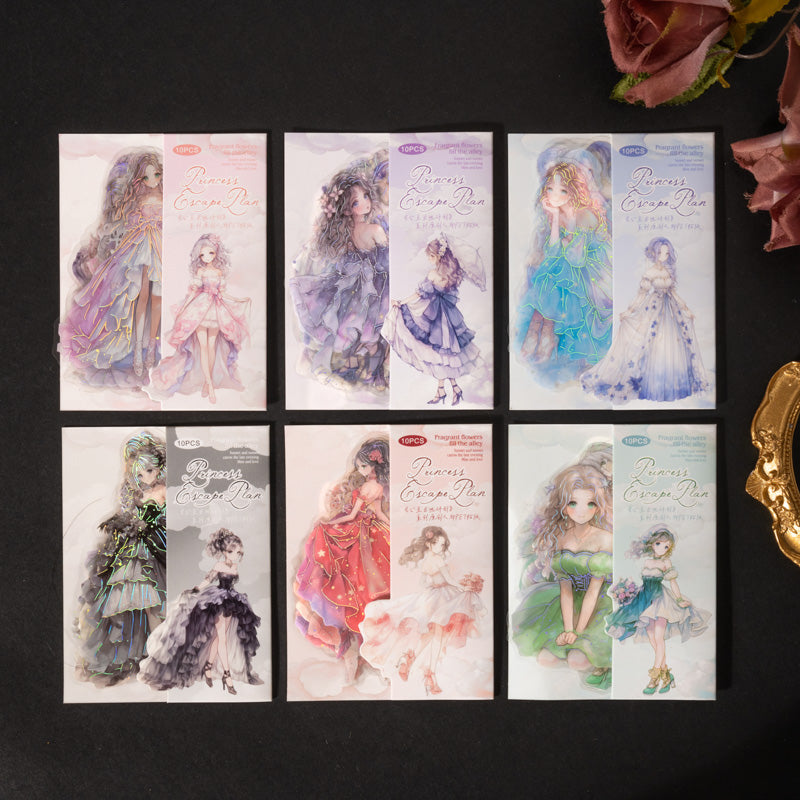 10PCS The Princess Escape Plan Series sticker – LBLYXIR