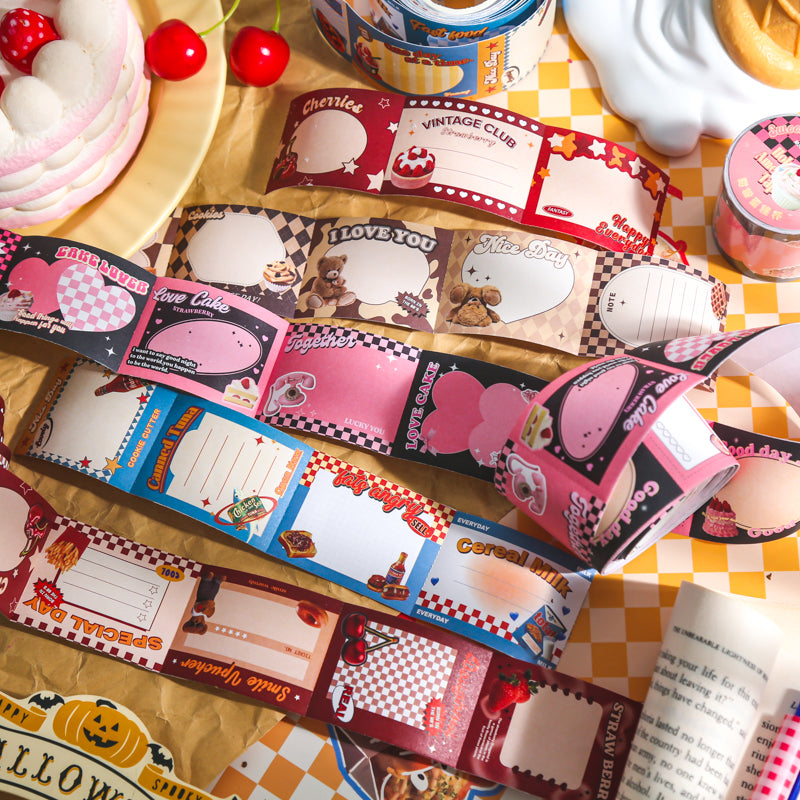 Colorful Americano series writing paper tape – LBLYXIR