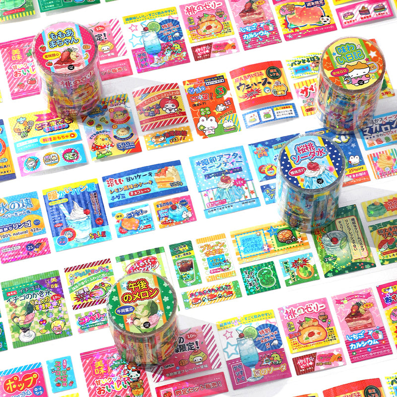 Snack Time Series Die Cutting Flash Self-adhesive Tape – LBLYXIR