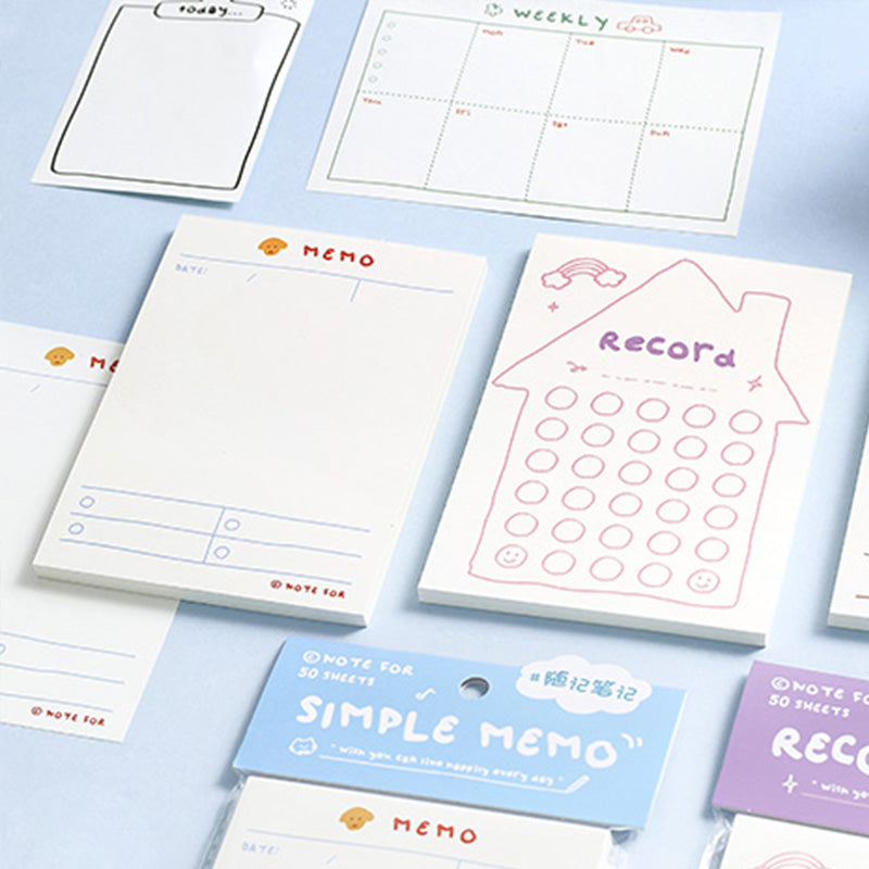 50PCS Mood Memo Series note paper – LBLYXIR