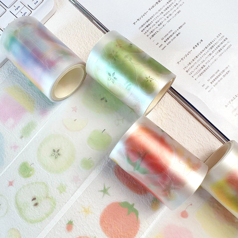 Slightly sweet series Die Cutting Fog PET Tape – LBLYXIR