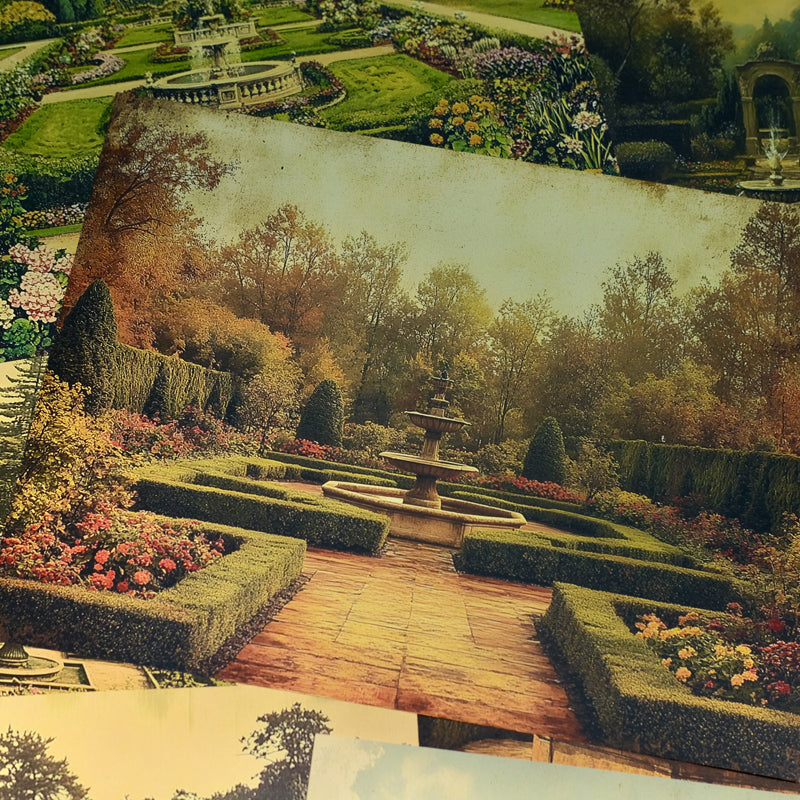 10PCS Palace Garden background paper – LBLYXIR