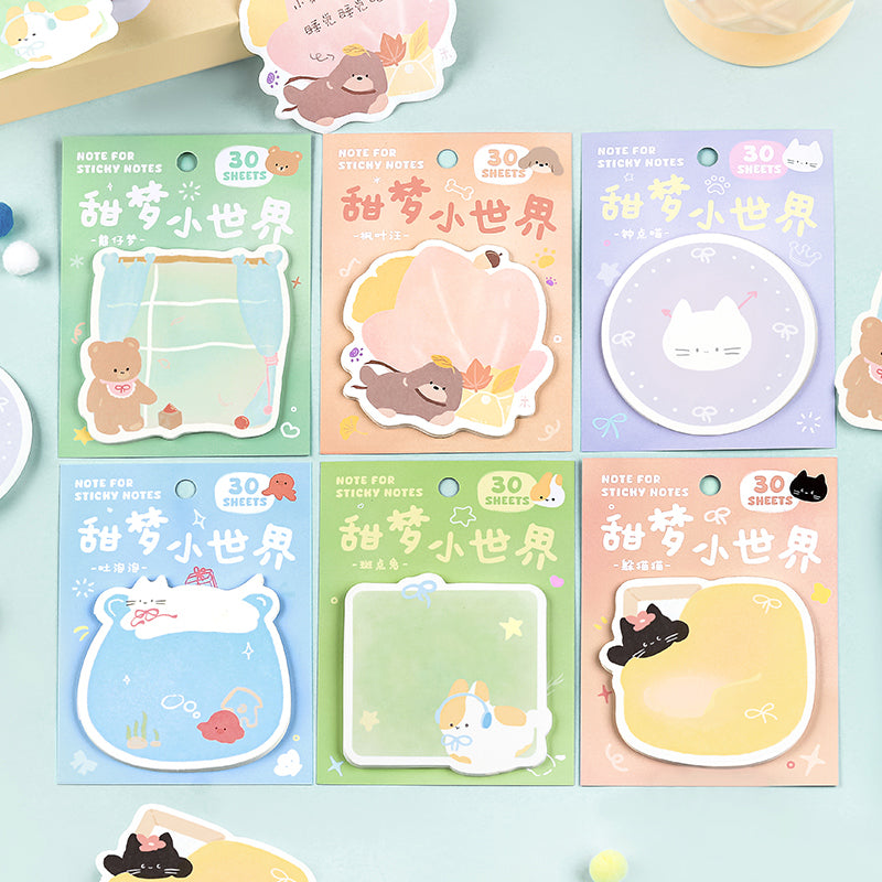 30PCS Sweet Dream Small world series note paper – LBLYXIR