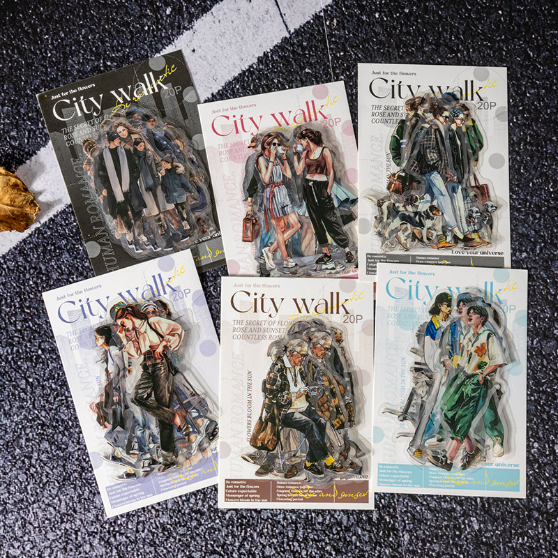 20PCS City walk series sticker – LBLYXIR