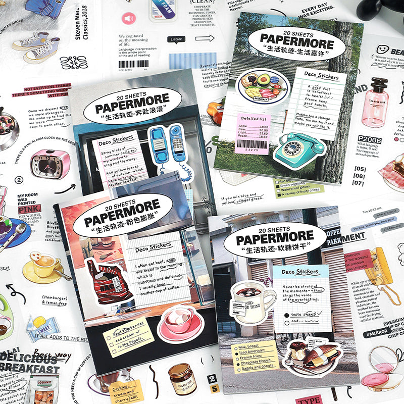 20PCS Life Track Series sticker book – LBLYXIR