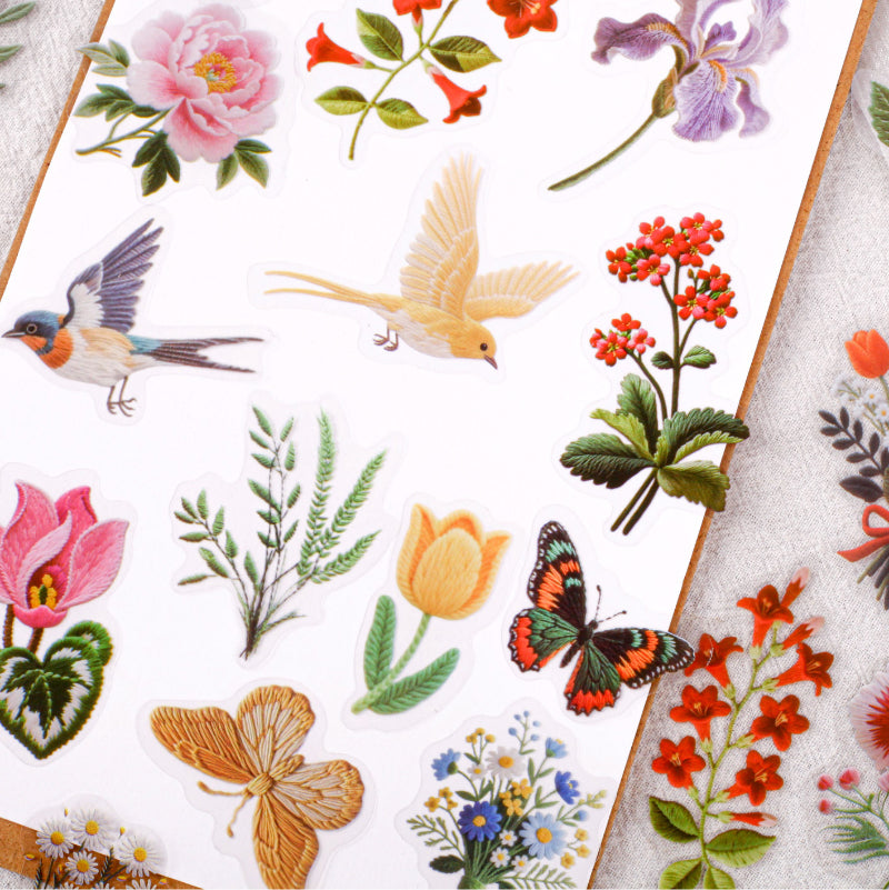 15PCS Weaving Embroidery Series sticker – LBLYXIR