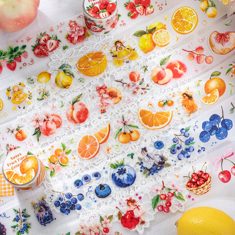 Sweet Fruit Flavor Collection Series Die Cutting Flash PET Tape – LBLYXIR