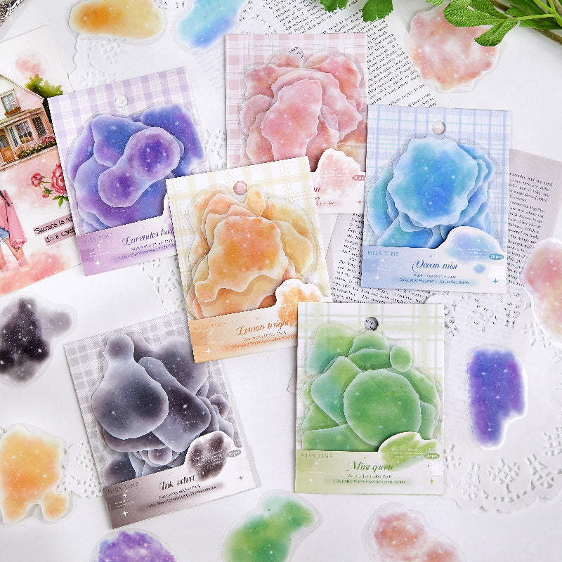 20PCS Colorful Mist Water Ripple Series sticker – LBLYXIR