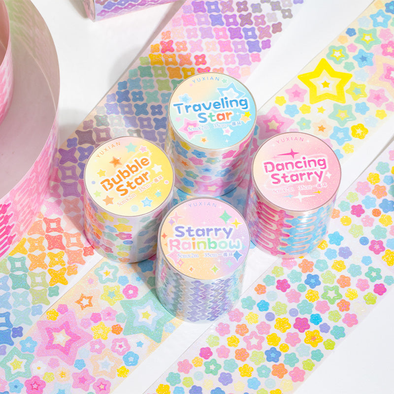 Starlight Journey series Die Cutting Coated Paper Tape – LBLYXIR