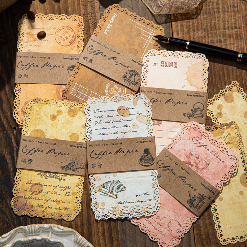10PCS The Fragrant Notes Series material paper – LBLYXIR