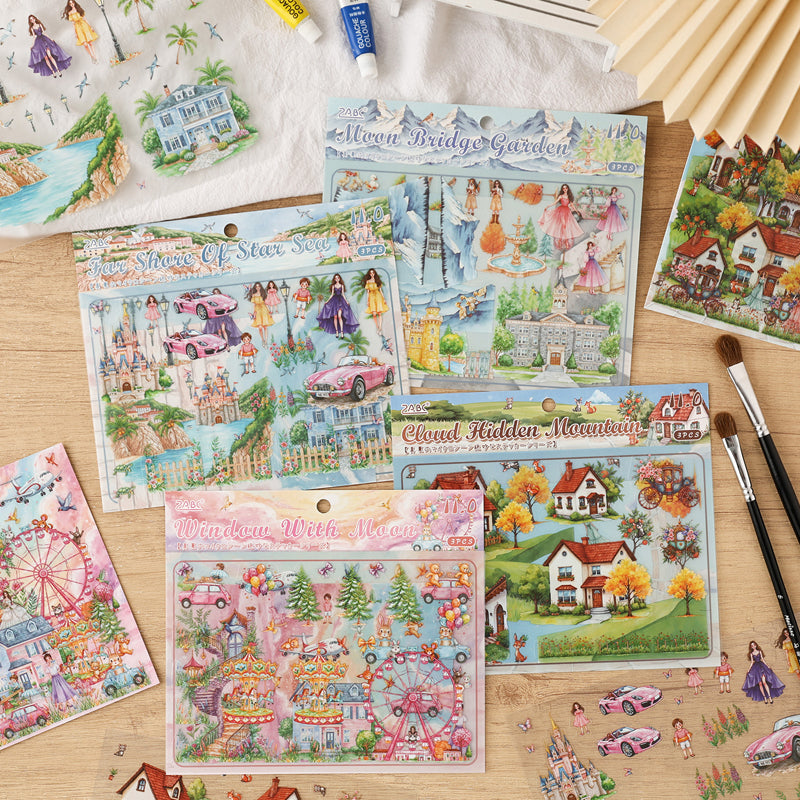 Midsummer Micro Scenery Series 3D Sticker – LBLYXIR