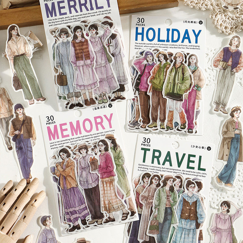 30PCS Awkward hug Series sticker – LBLYXIR